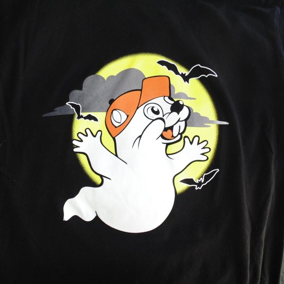Buc-Ees | Shirts | Bucees Tshirt M Black Beaver Ghostglow In The Dark ...